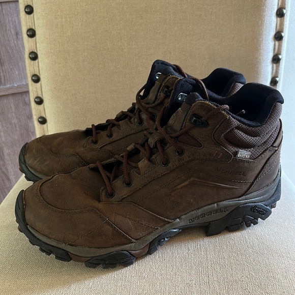 Merrell | Shoes | Merrell Mens Moab Adventure Mid Waterproof Vibram ...